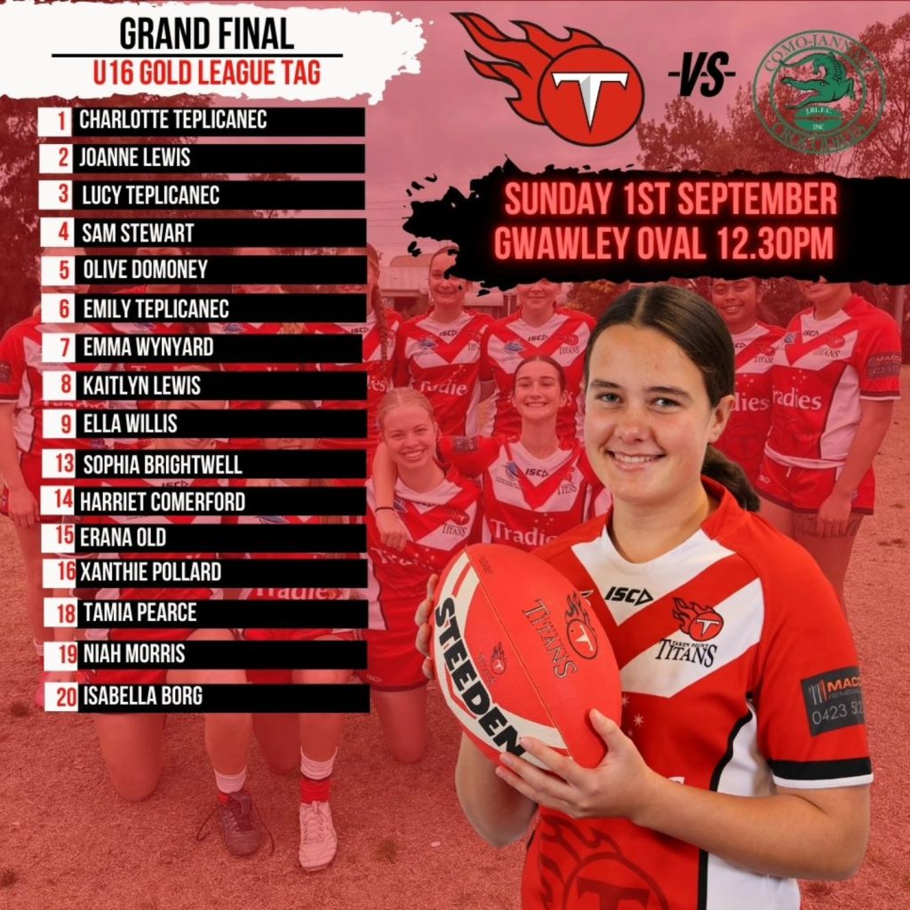 2024 Grand Finalists - Taren Point Titans